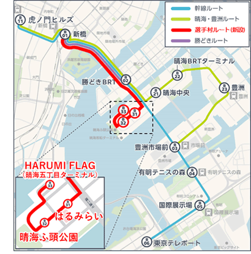 東京BRT 選手村ルートの運行を開始｜東京都